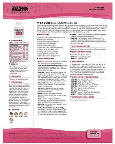 Healthy Glee. Systemic Formulas: #433- GCEL